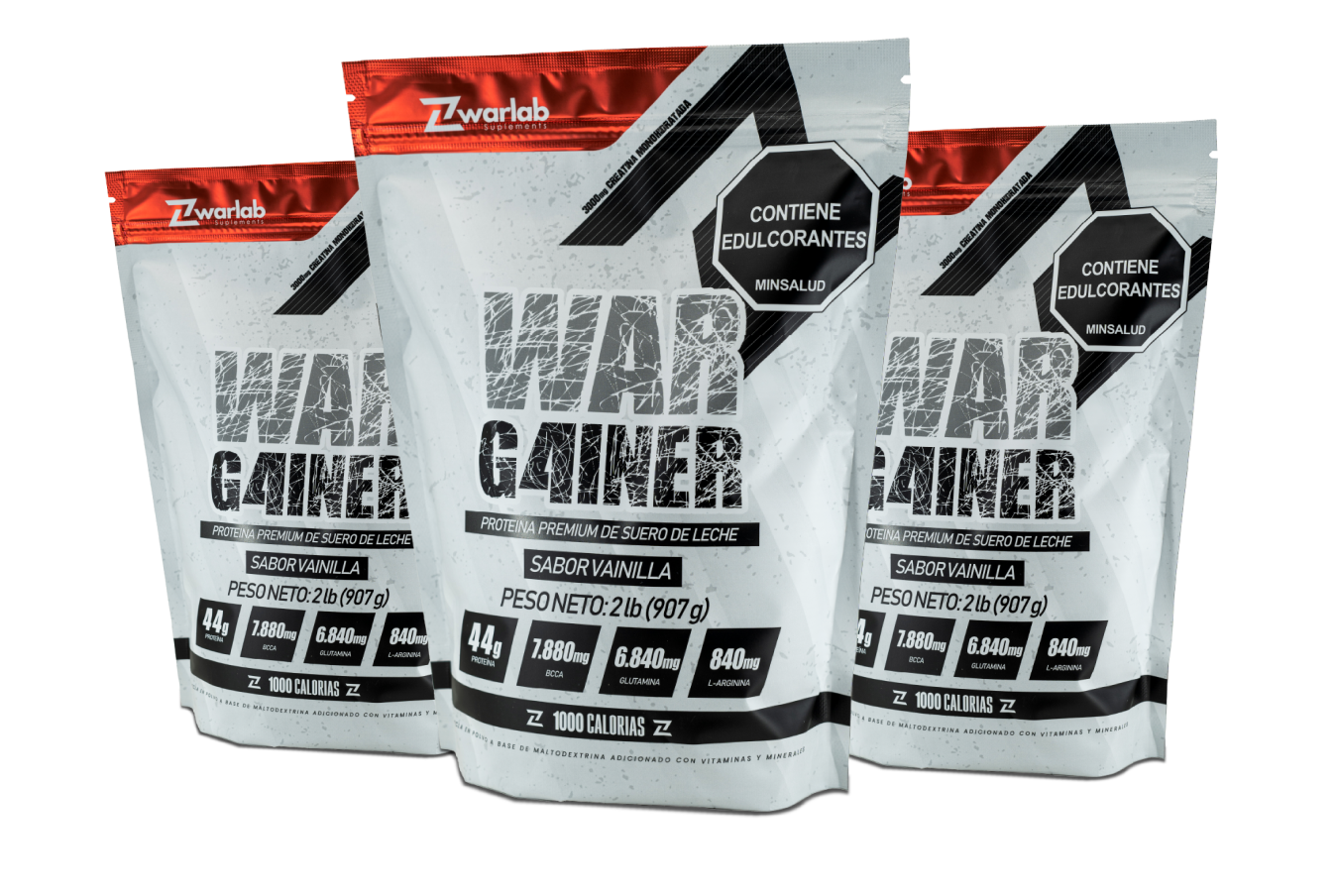 3 WAR GAINER – WARLAB SUPLEMENTOS